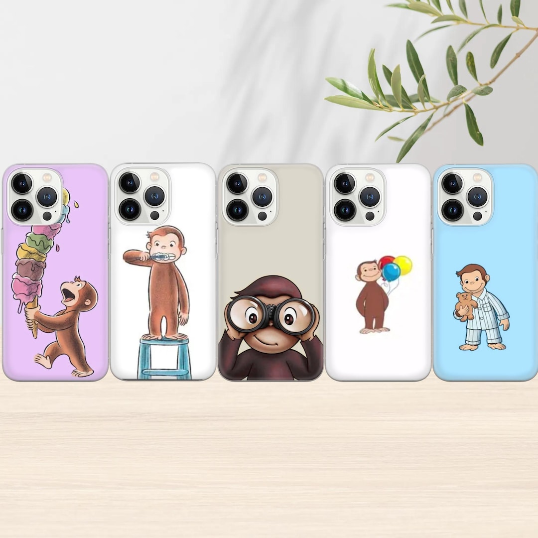 Monkey Phone Case Friendship Cover for iPhone 16 Pro, 15, 14, 13, 12 ...
