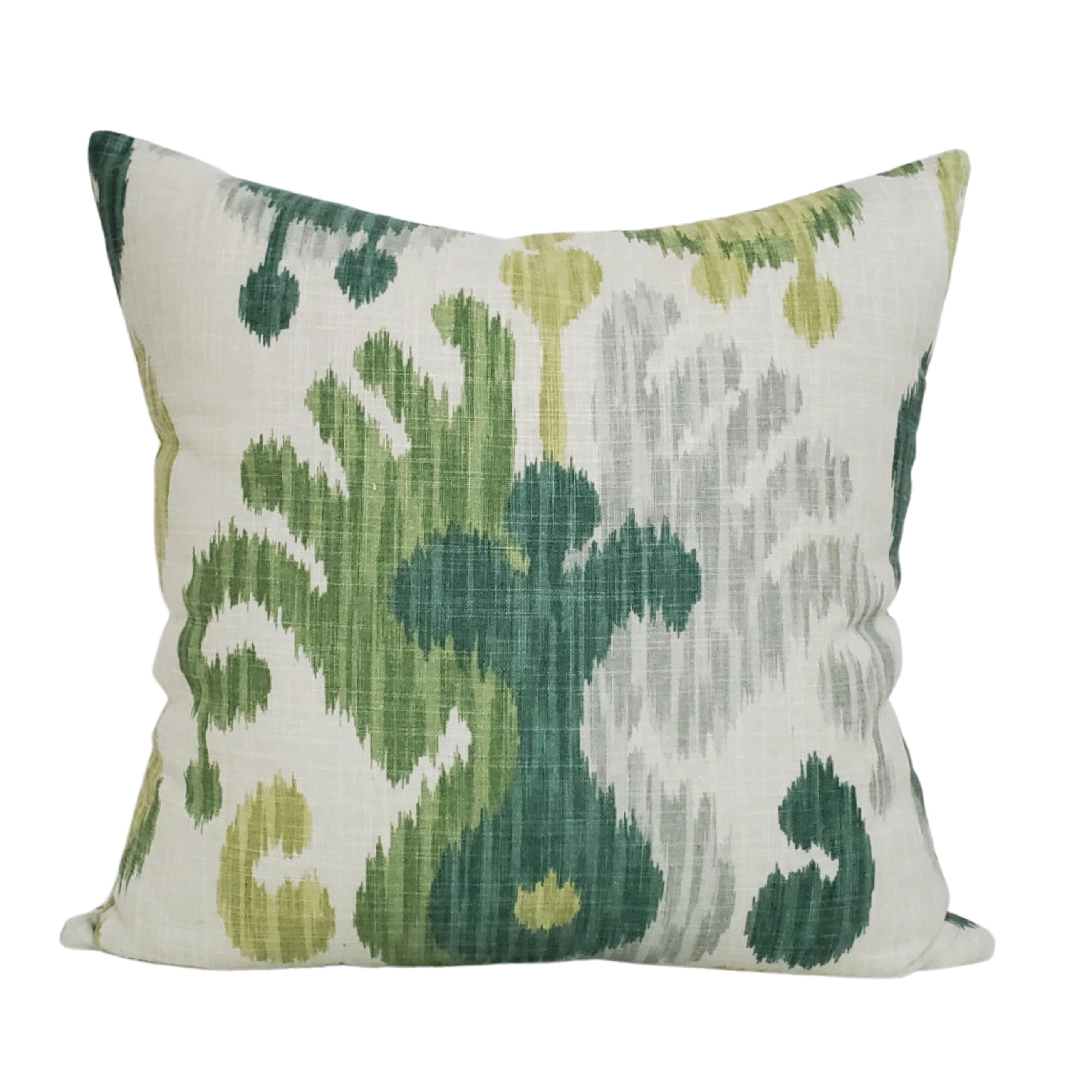 Andros Ikat Pillow Cover in Pink / Available in Lumbar, Throw, Bolster ...