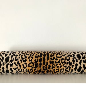 Ballard Designs Serengeti Leopard Bolster Pillow Cover - Leopard Print ...