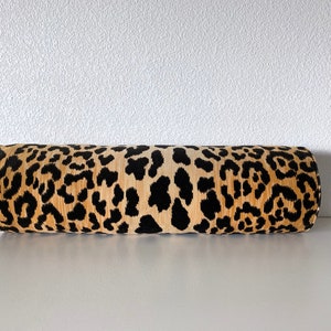 Ballard Designs Serengeti Bolster Pillow Cover - Leopard Bolster Pillow ...