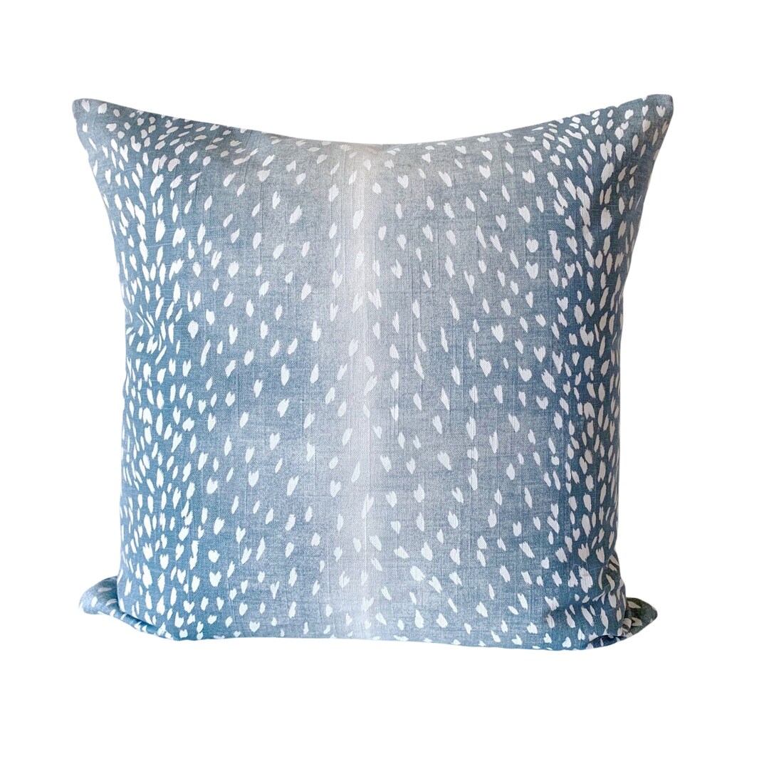 Ballard Designs Antelope Pillow Cover in Mineral - Antelope Pillow ...