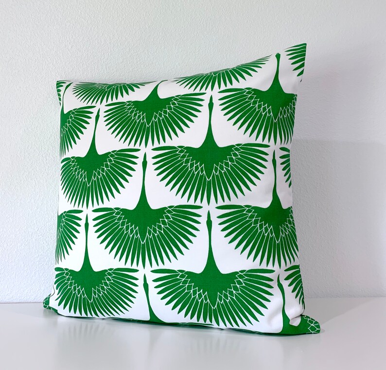 Genevieve Gorder Outdoor Flock Kelly Green Pillow Cover / - Etsy