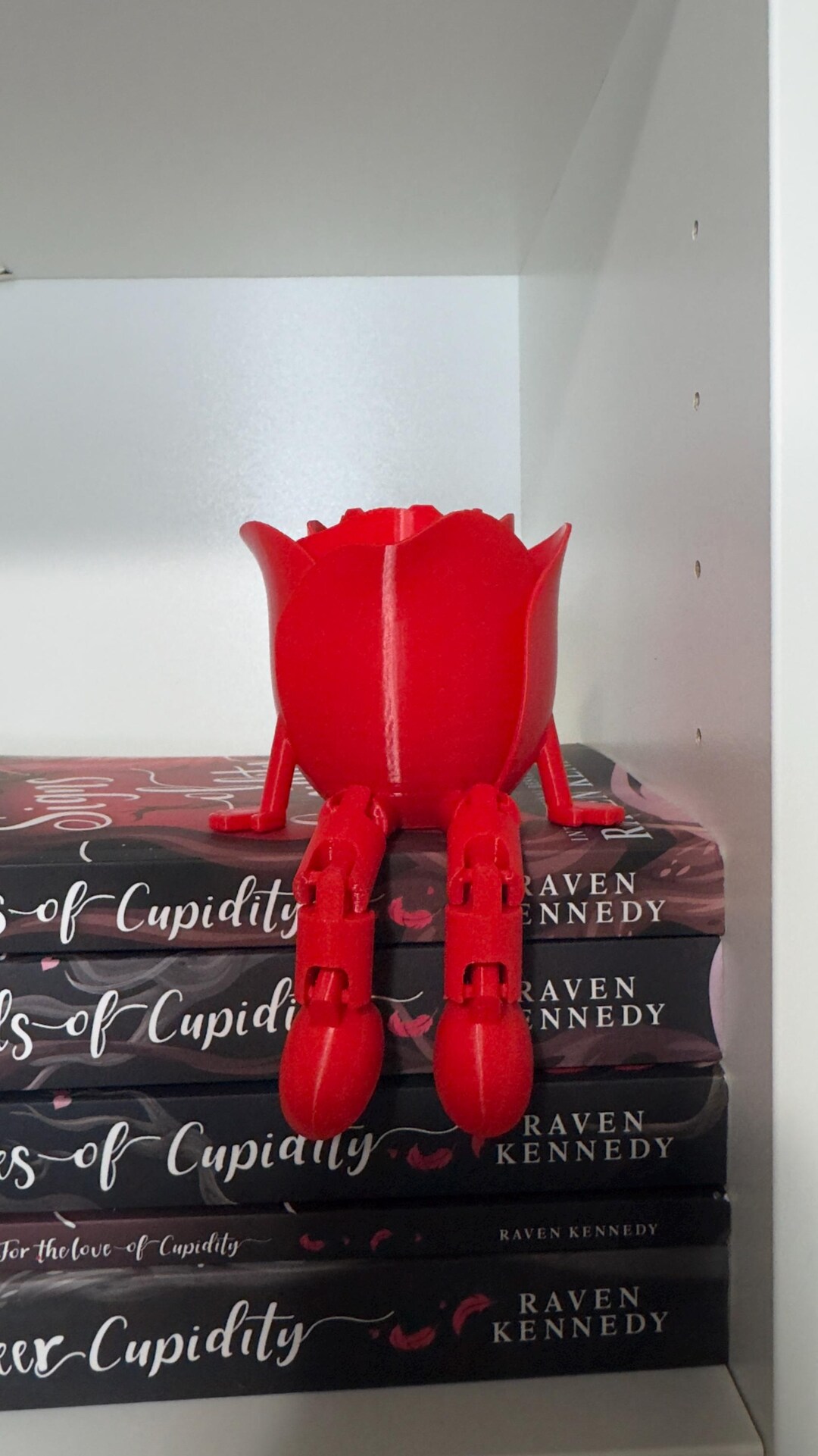 3D Printed Articulated Rose - Adorable Sitting Flower - Etsy