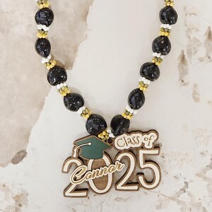 Class of 2025 Graduation Lei, Wood Engraving Gift - Etsy