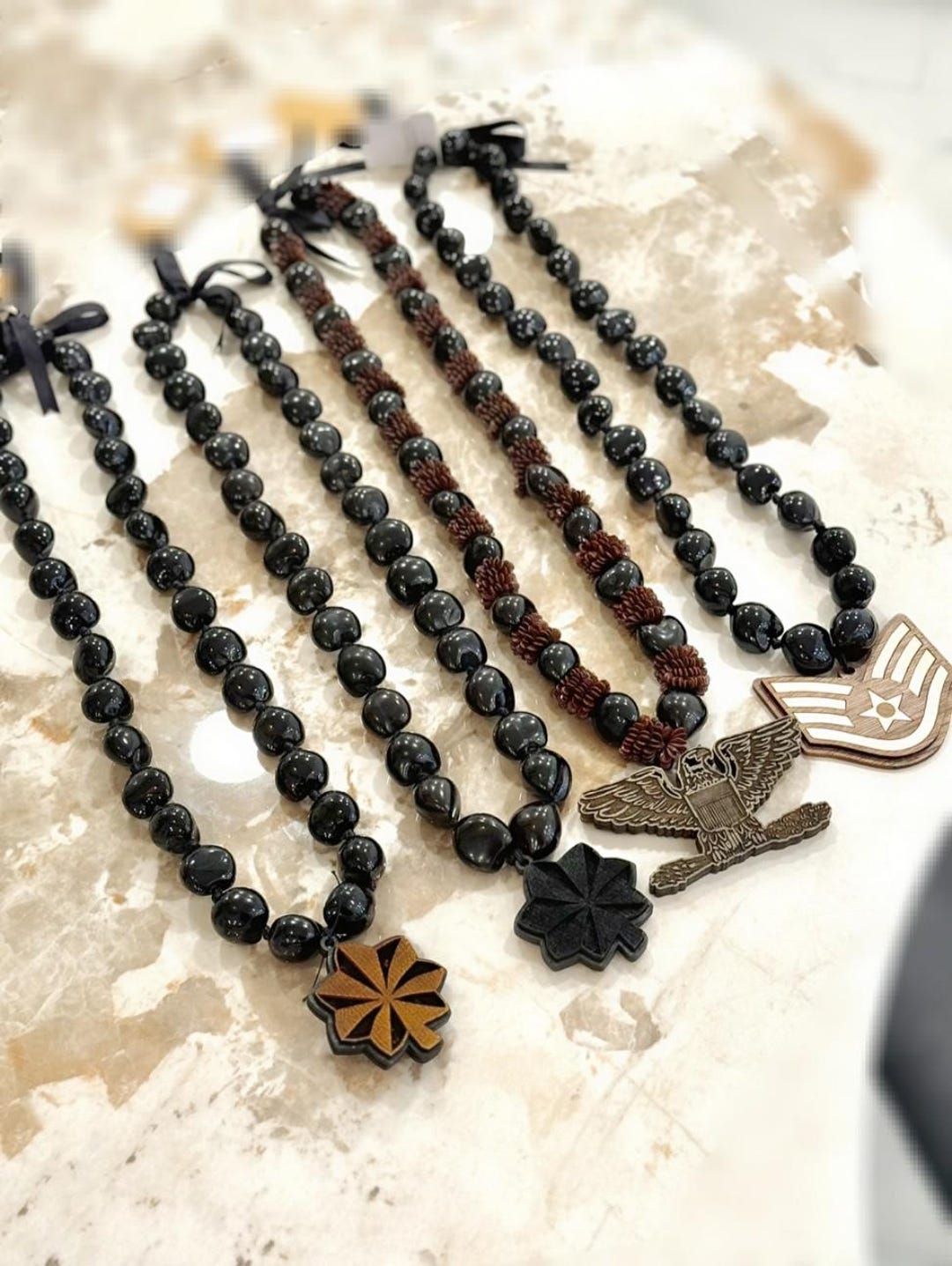 Military Rank Lei, Wooden Army, Navy, Air Force, Marine Graduation Gift ...