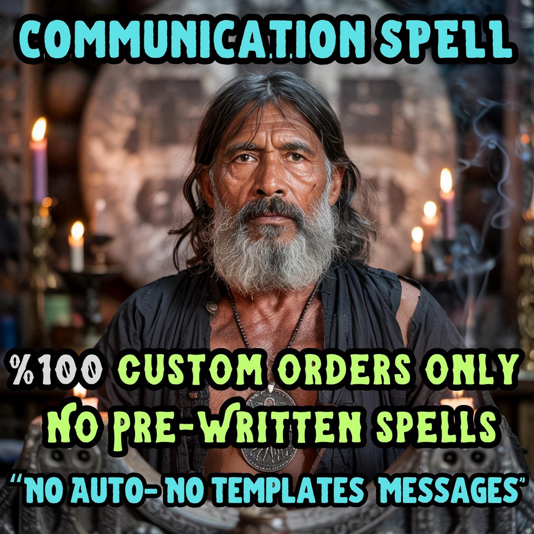 Custom Communication Spell, Strong Contact Me Spell, Message Text Me ...