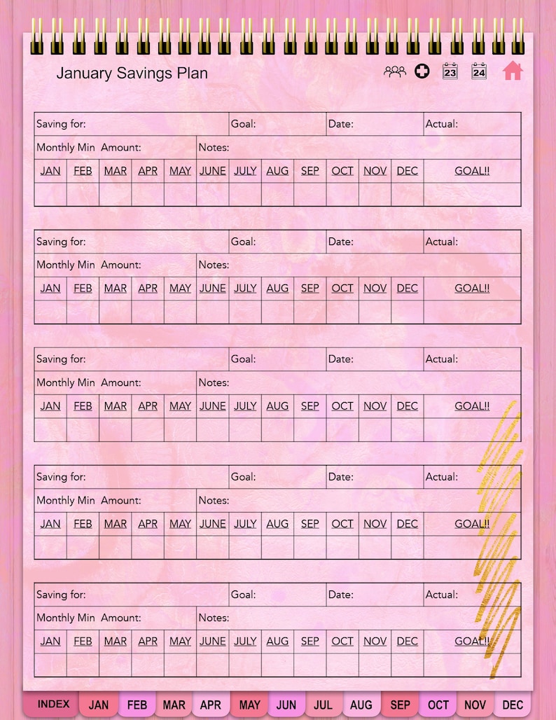 Digital Planner: Full Page 2023 & 2024 Calendar With Over - Etsy