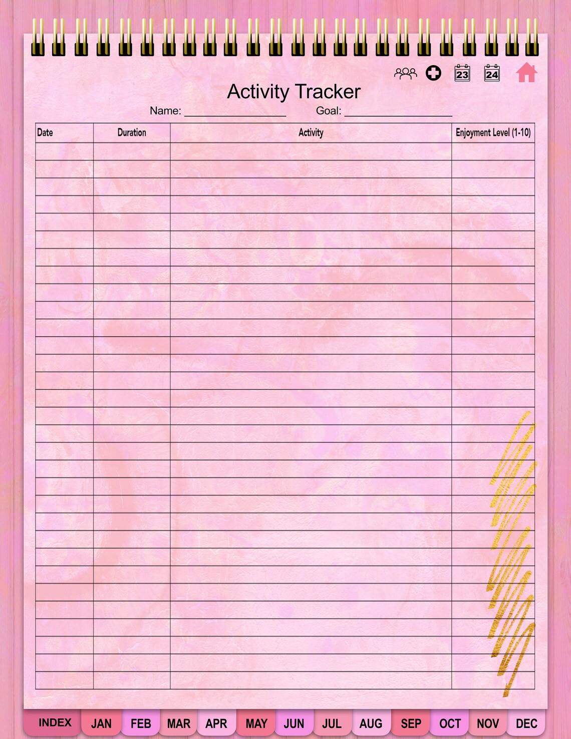 Digital Planner: Full Page 2023 & 2024 Calendar With Over - Etsy