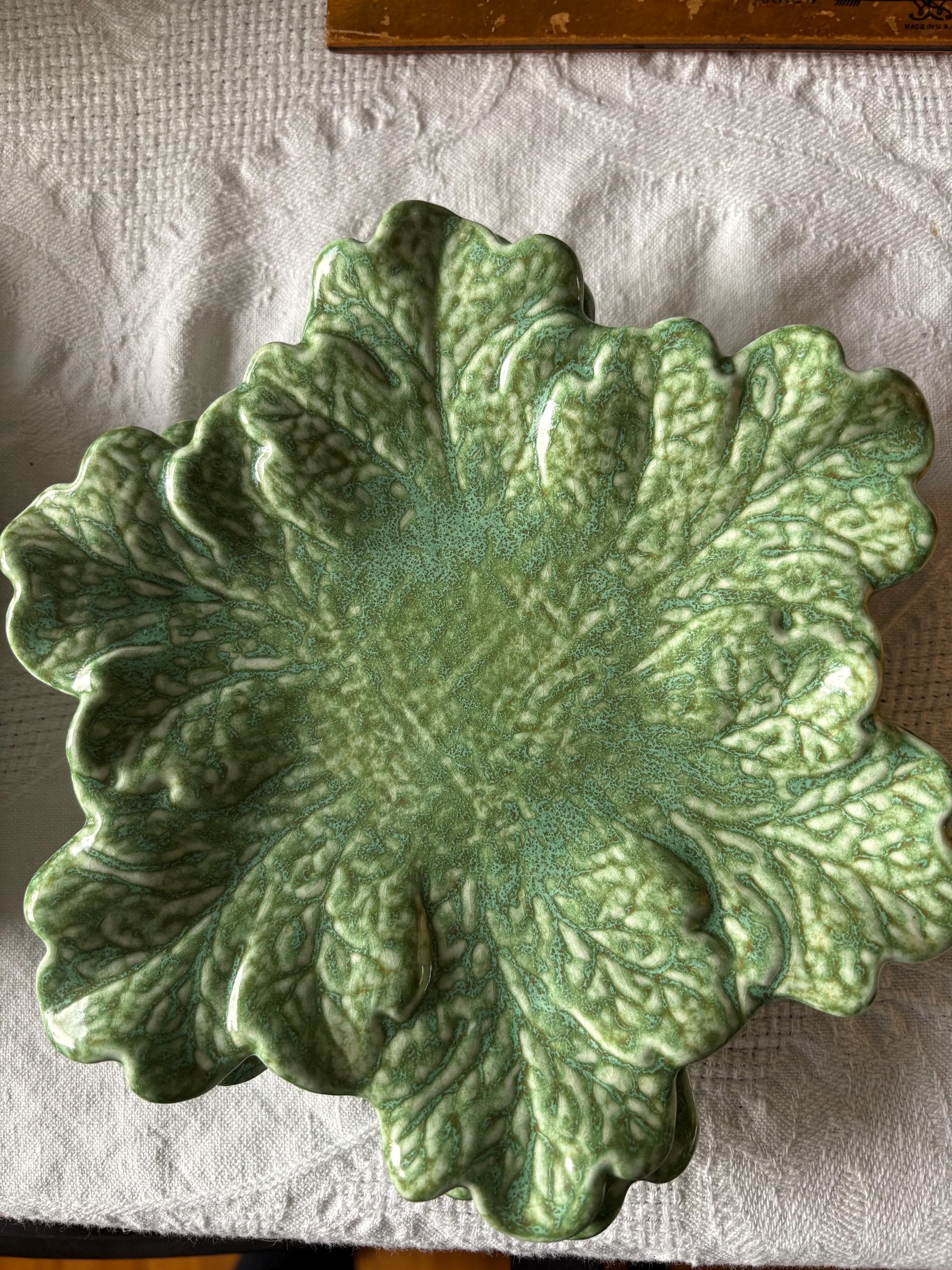 Vintage Holland Mold Ceramic Cabbage Lettuce Serving Dishes - Etsy