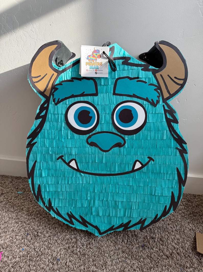 Customs Pinata Pinata Sully Monsters Movie 22x19x4 - Etsy