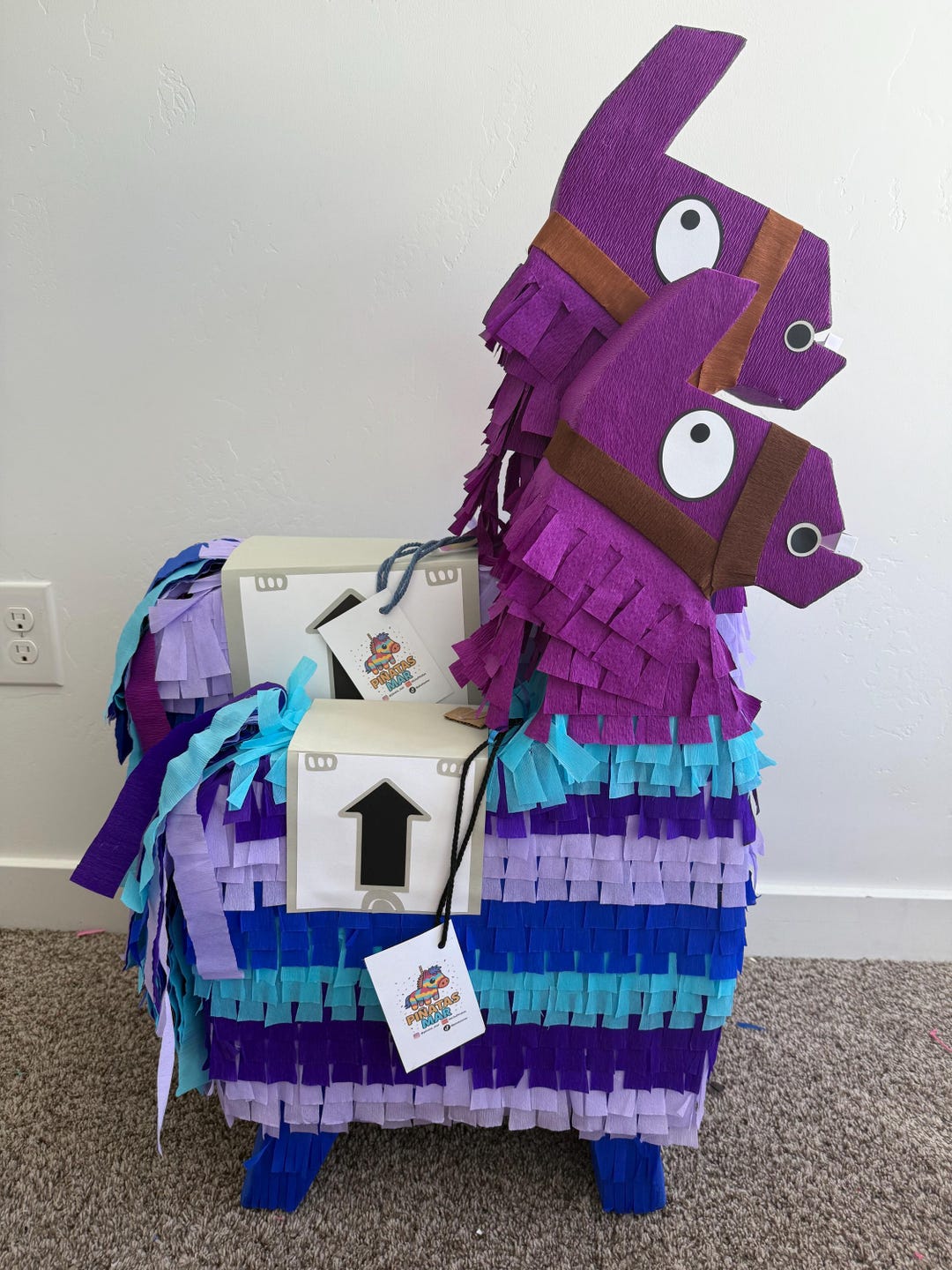 3 Foot Loot Llama Pinata 36inx23x6 Cake Topper - Etsy