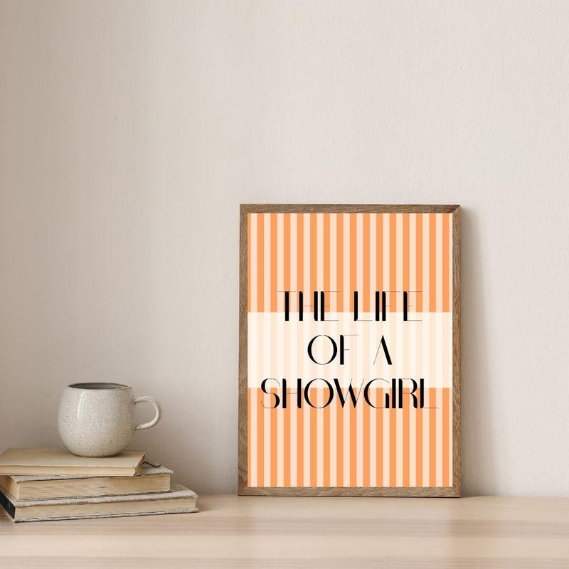 Life of Showgirl Poster - Etsy