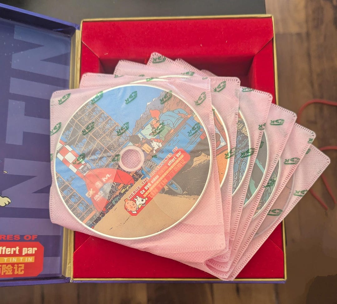 Tintin DVD CD Box Set - Etsy