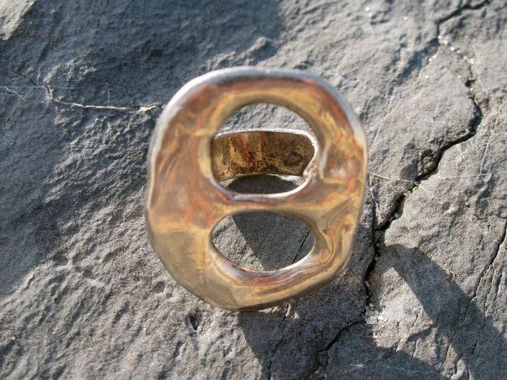 The Courreges-inspired Pop Art Ring, Available in 22k Gold, Silver, and ...