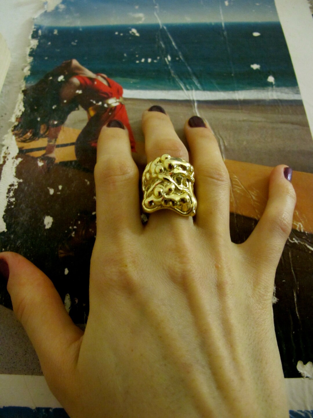 Our Best-seller - the Amazing Donatella Gothic Ring in Silver, Gold ...
