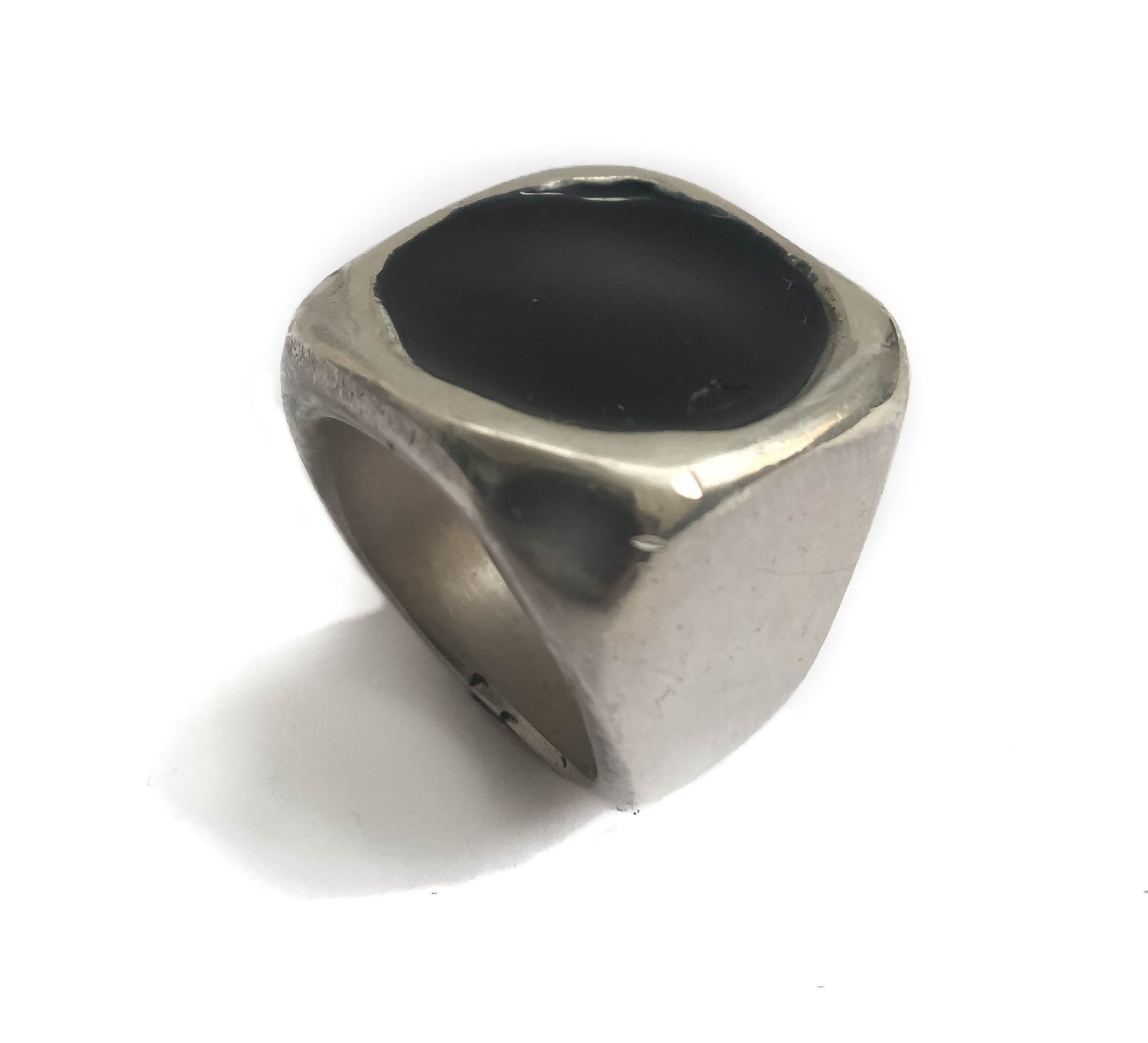 Sterling Silver Enameled Pool Ring Newest Best-seller Sizes - Etsy