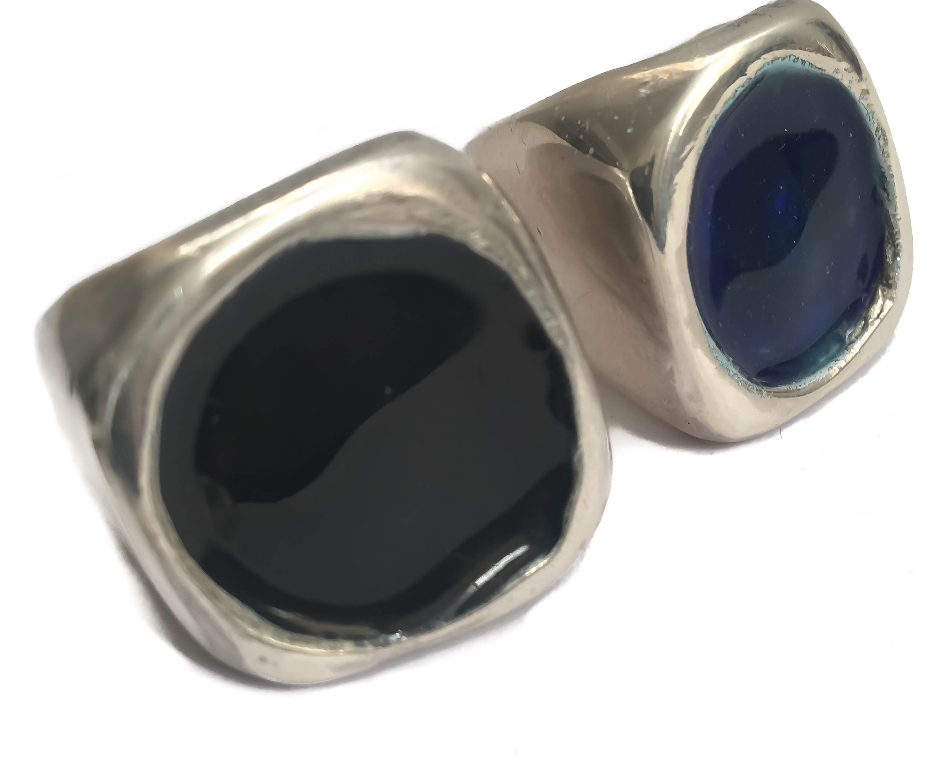 Sterling Silver Enameled Pool Ring Newest Best-seller Sizes - Etsy