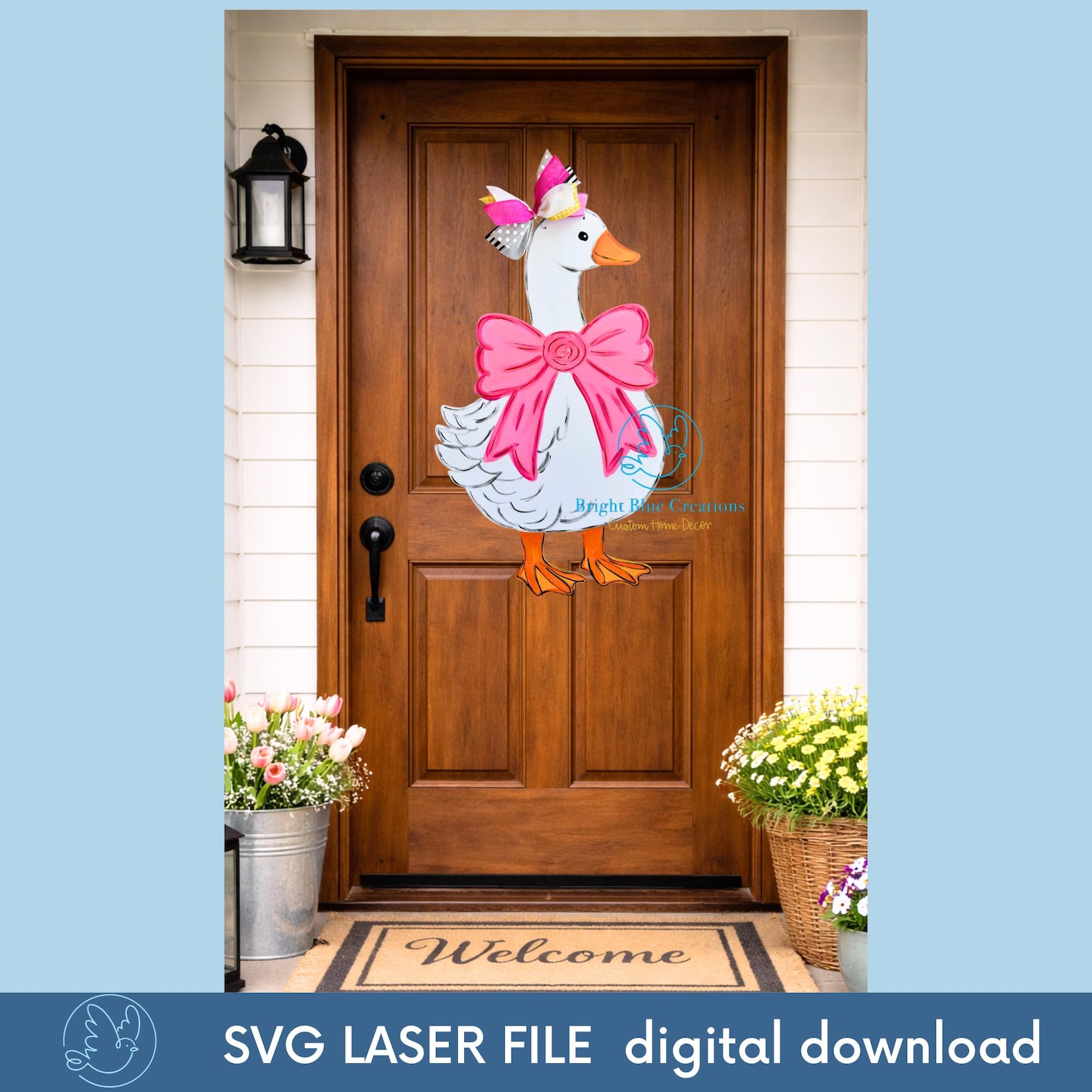Goose Door Hanger SVG | Laser Cut File - Etsy