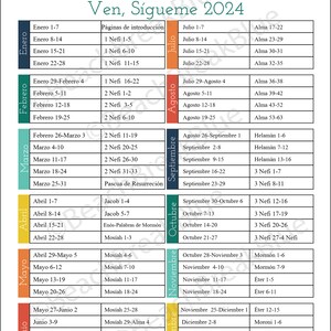 Ven Sigueme 2024, Libro De Mormon, Come Follow Me 2024, Book of Mormon ...