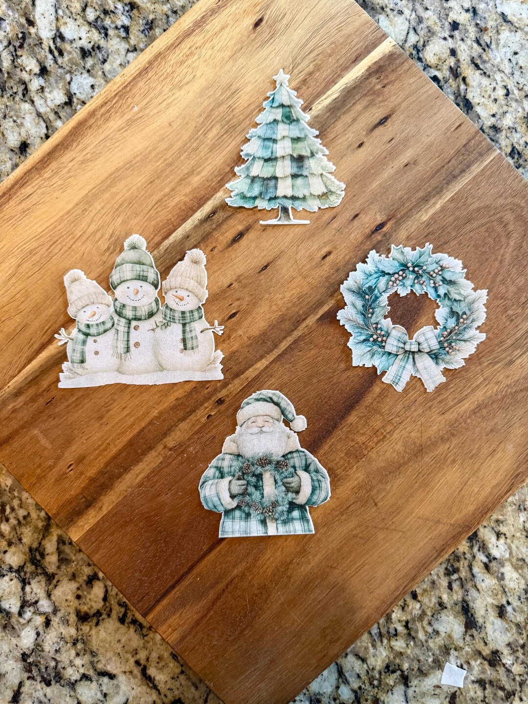 Forest Flannel Collection - 8 Pre-cut Designs - Sourdough Wafer Paper ...