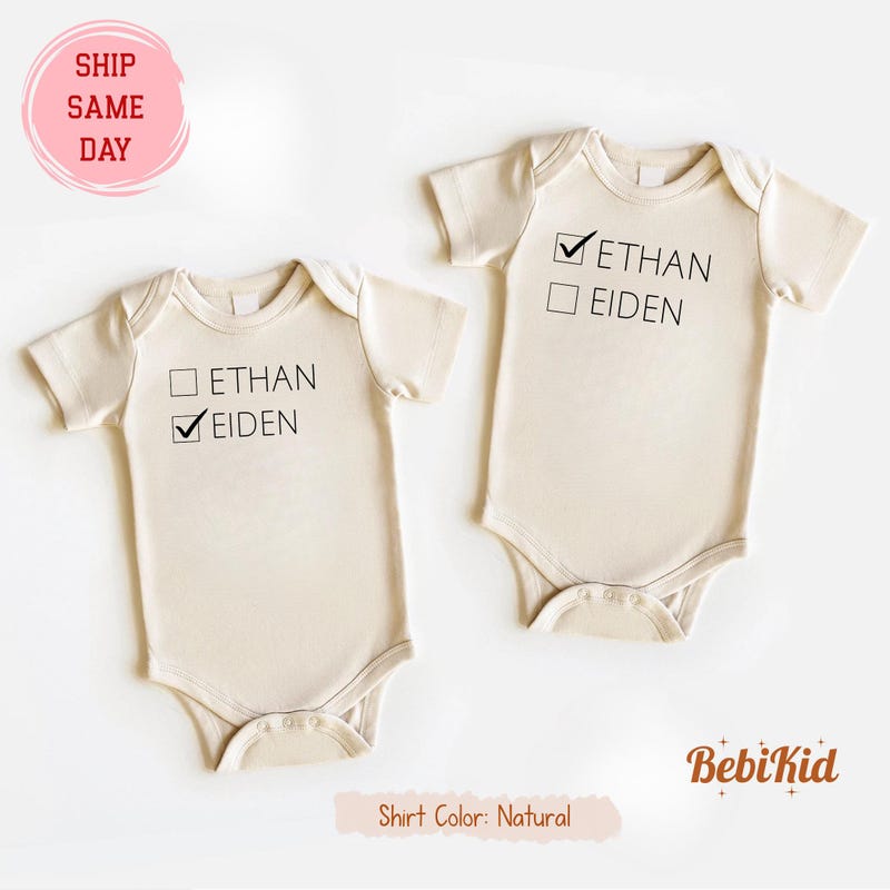Matching Twin Boy and Girl Outfits - Etsy