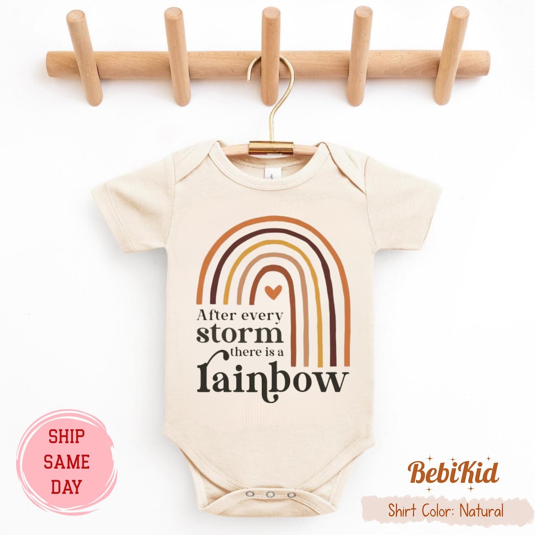 Rainbow Baby Bodysuit - Vintage Style IVF Baby Outfit - Etsy