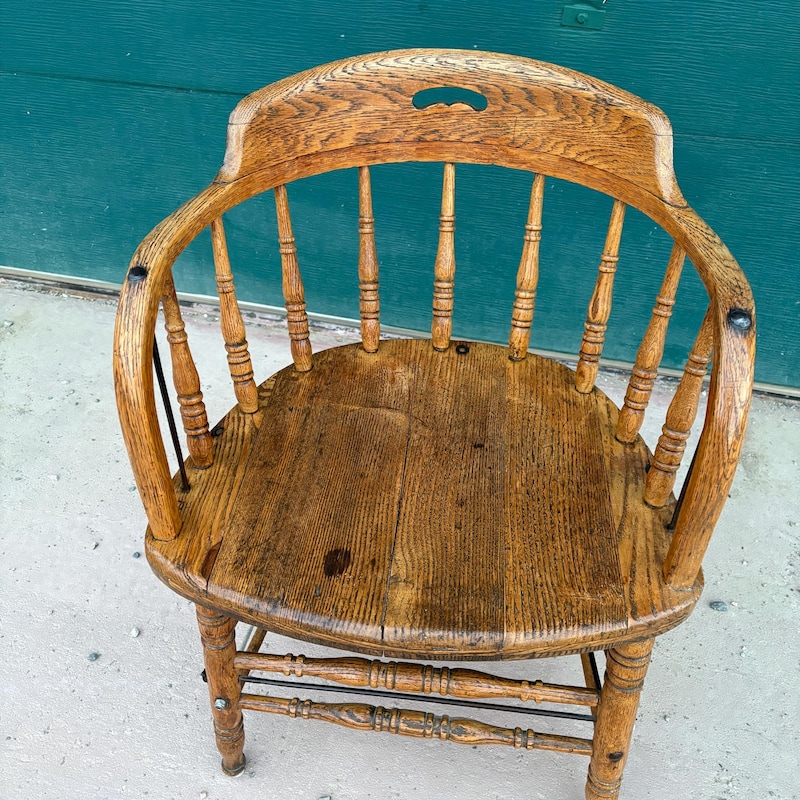 Captains Oak Chairs - Etsy