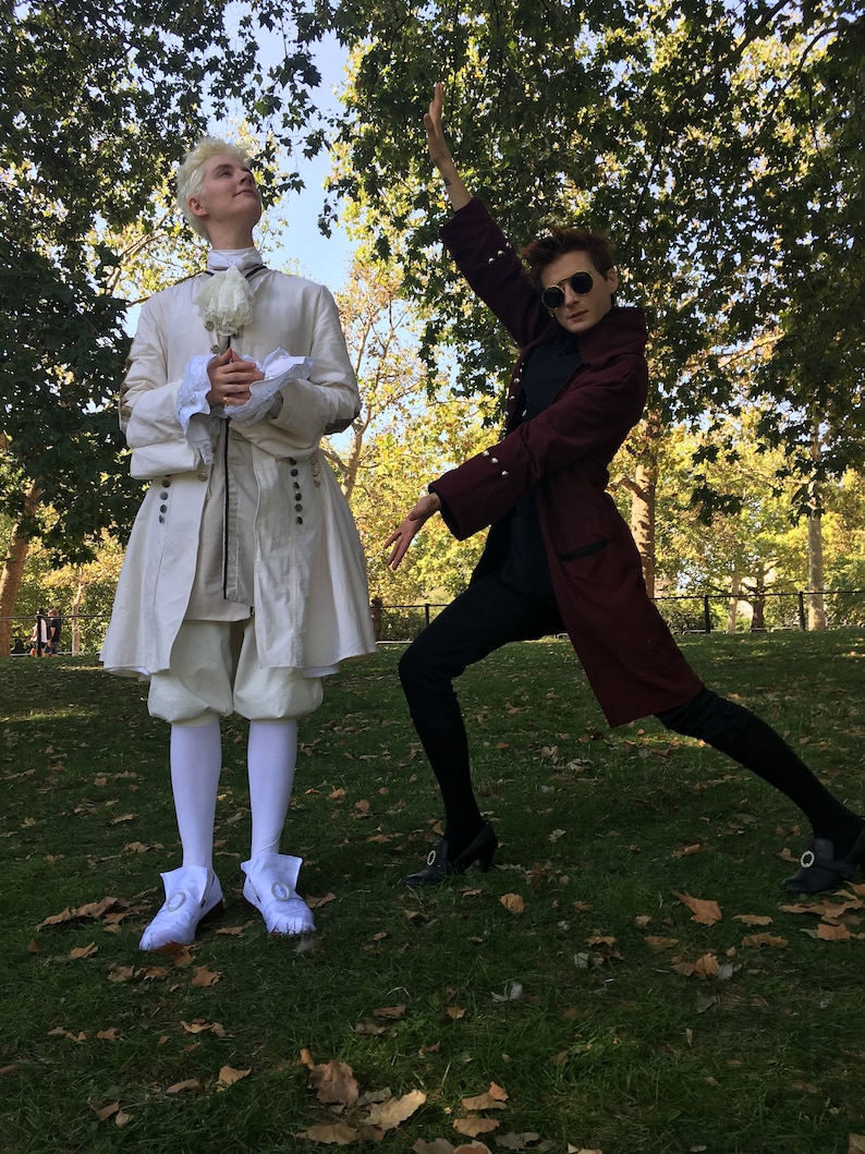 Aziraphale Good Omens cosplay costume size small crown coat | Etsy