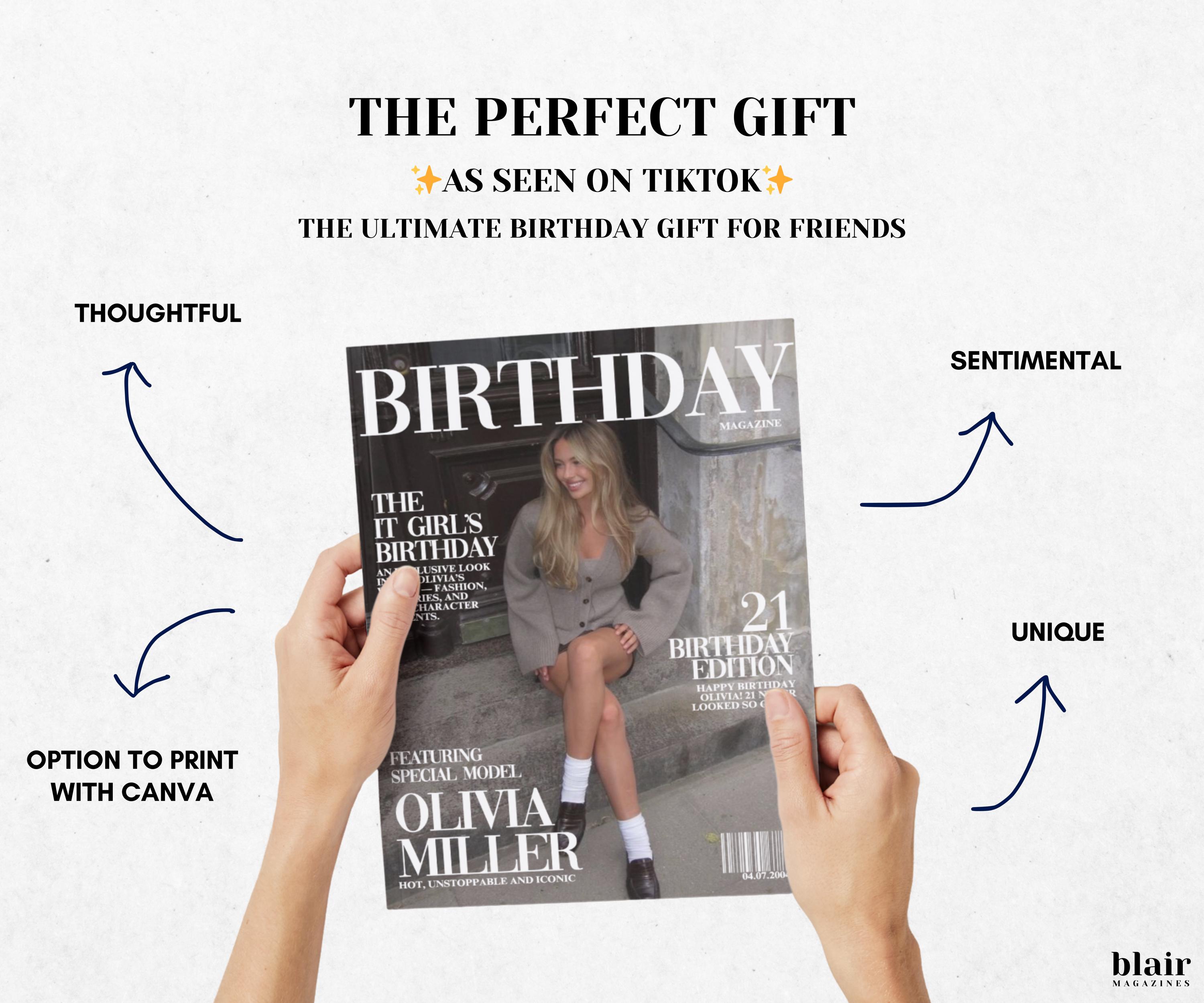 Personalised Birthday Magazine | Birthday Gift for Friends | Best ...