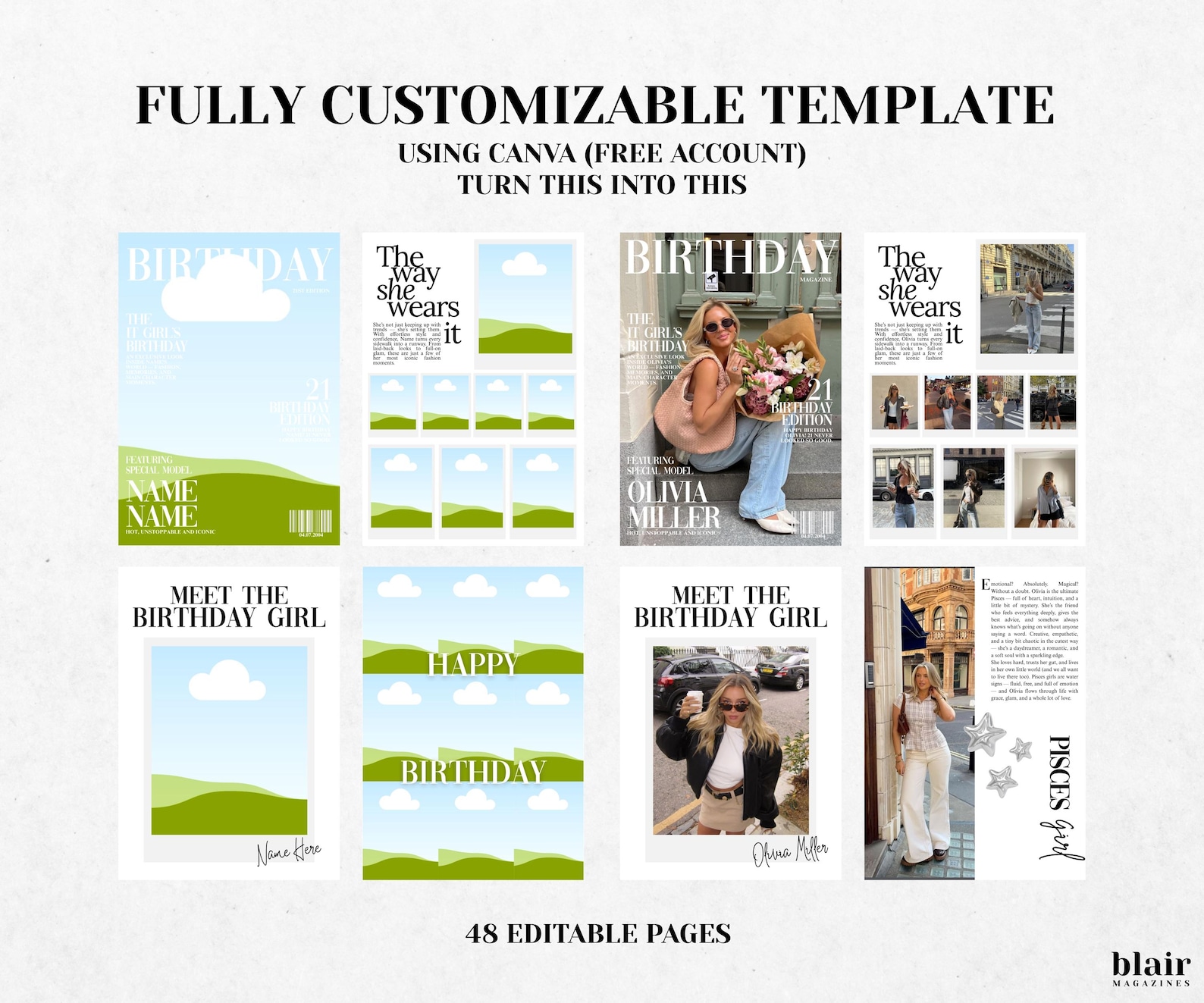 Custom Birthday Magazine | Birthday Gift for Friends | Best Friend ...