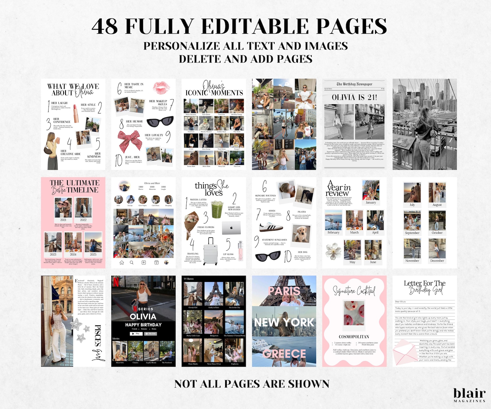 Custom Birthday Magazine | Birthday Gift for Friends | Best Friend ...