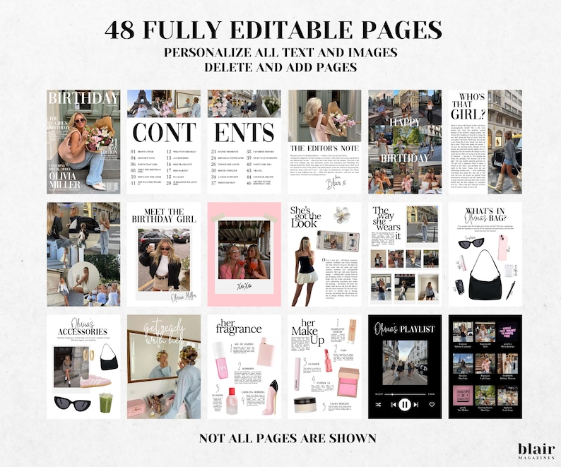 Custom Birthday Magazine | Birthday Gift for Friends | Best Friend ...