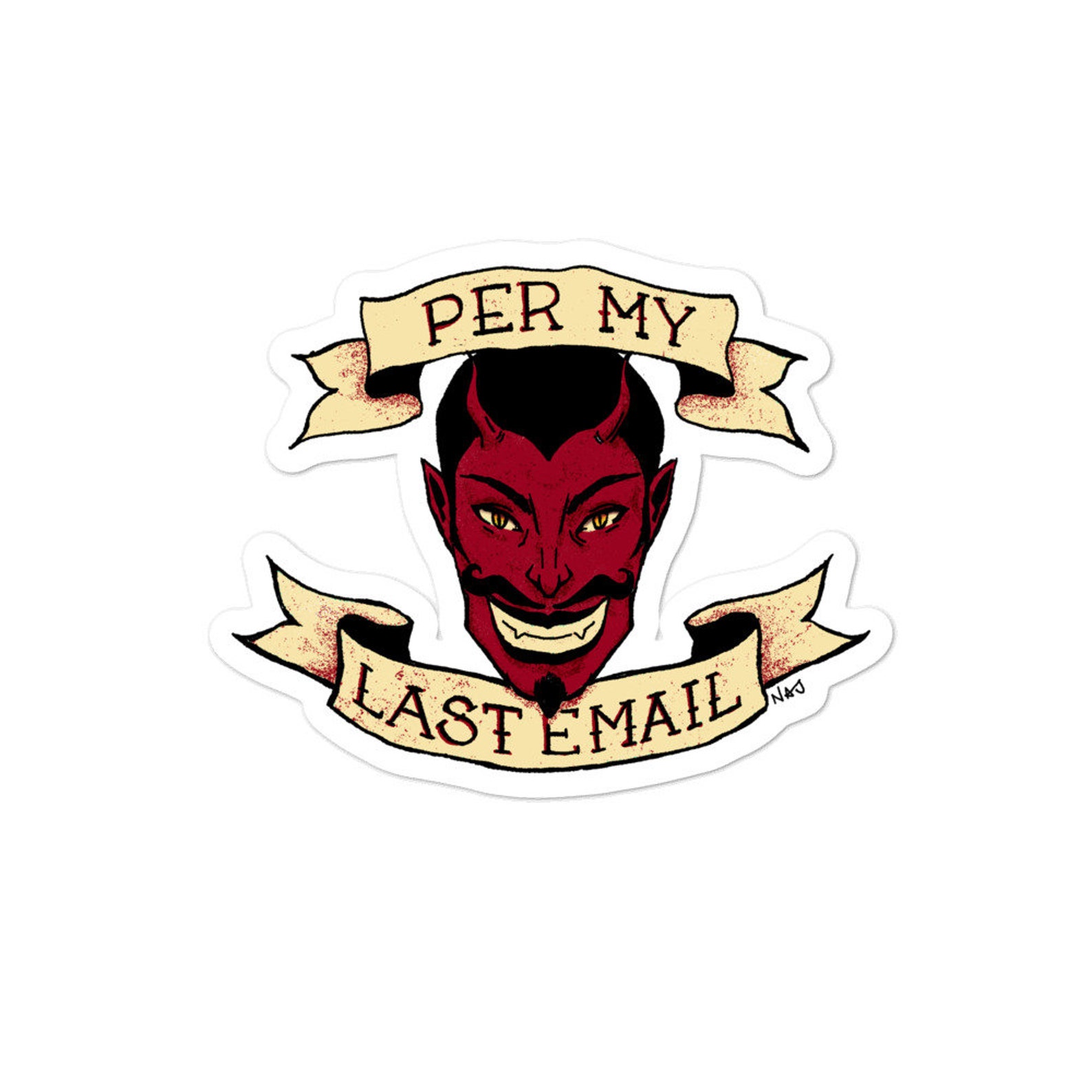 Per My Last Email Sticker - Etsy UK