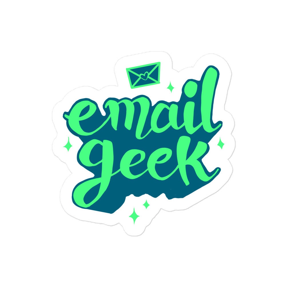 Email Geek Sticker - Etsy