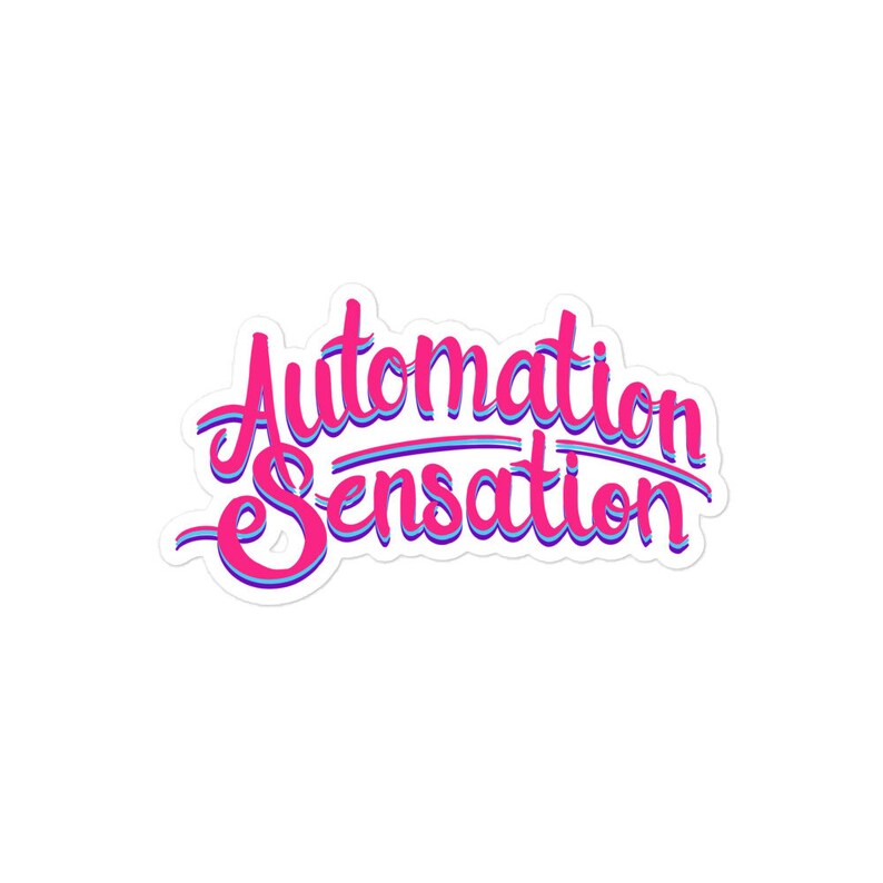 Automation Sensation Sticker - Etsy