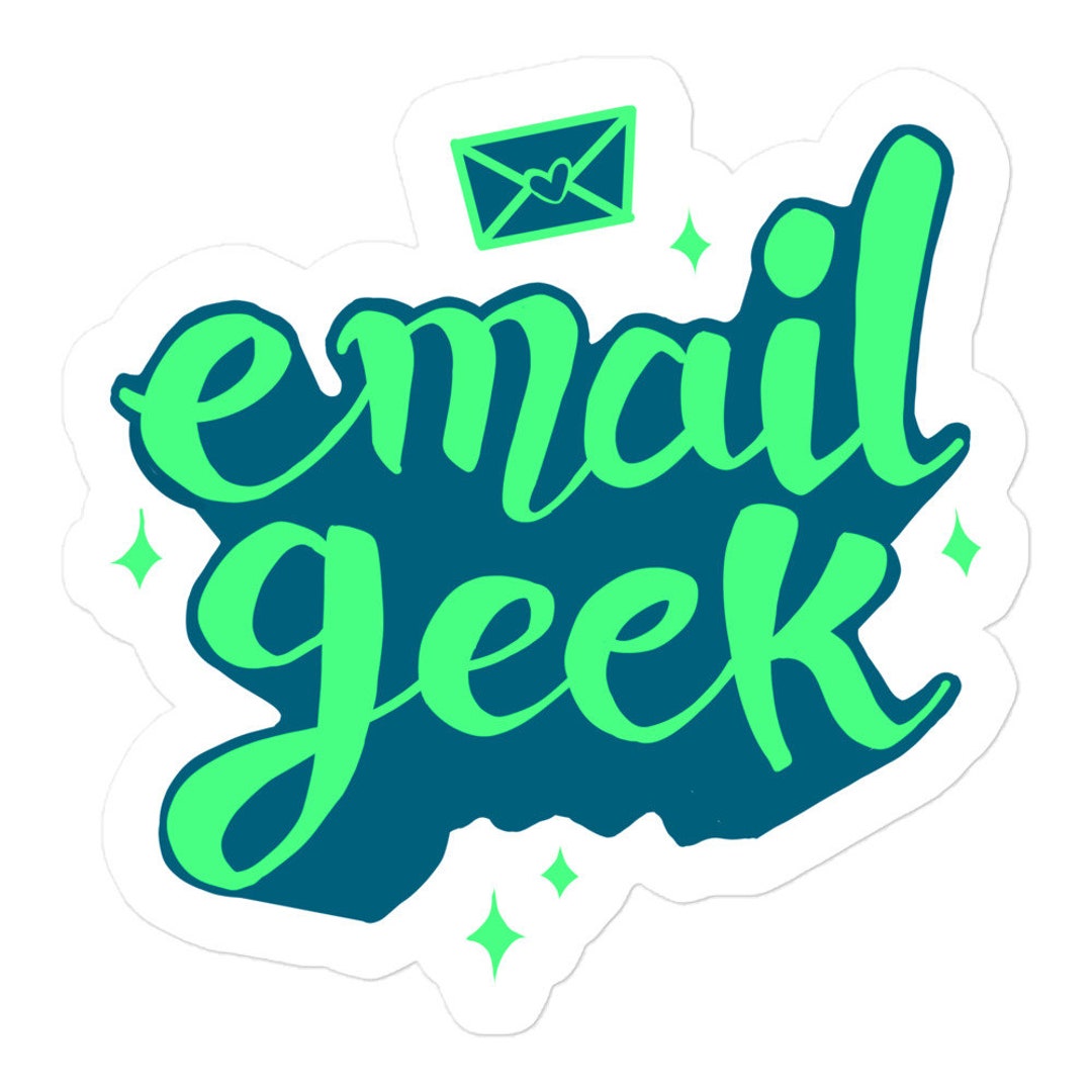 Email Geek Sticker - Etsy