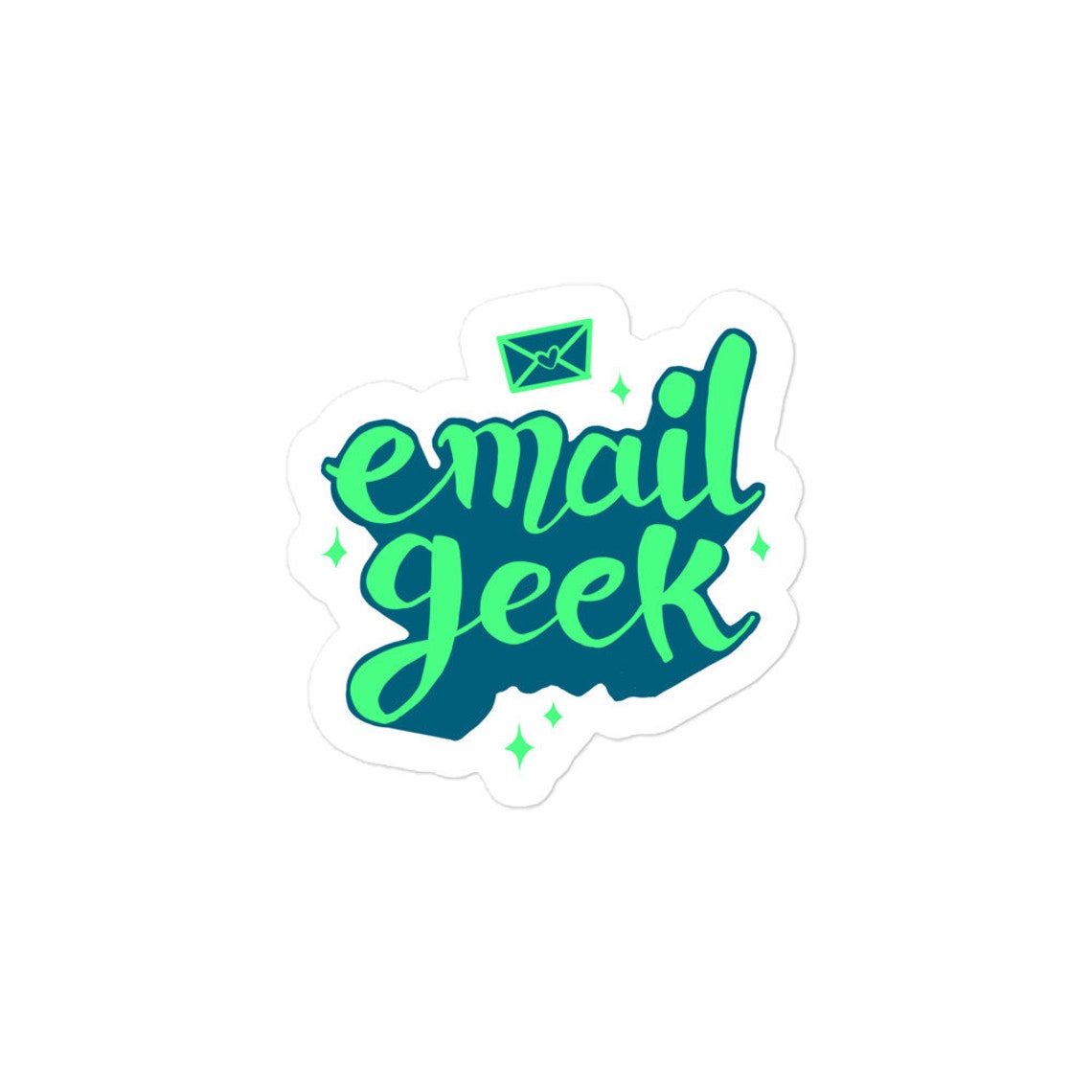 Email Geek Sticker | Etsy