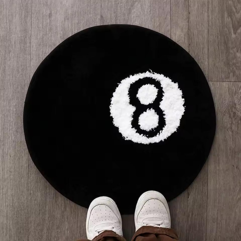8ball Rug - Etsy UK