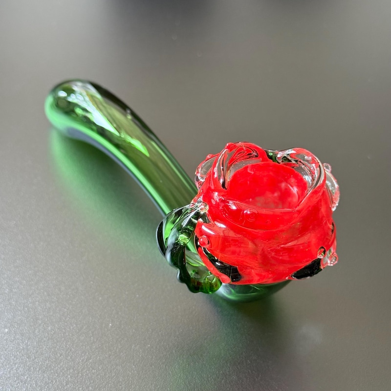 Glass Rose Pipes - Etsy