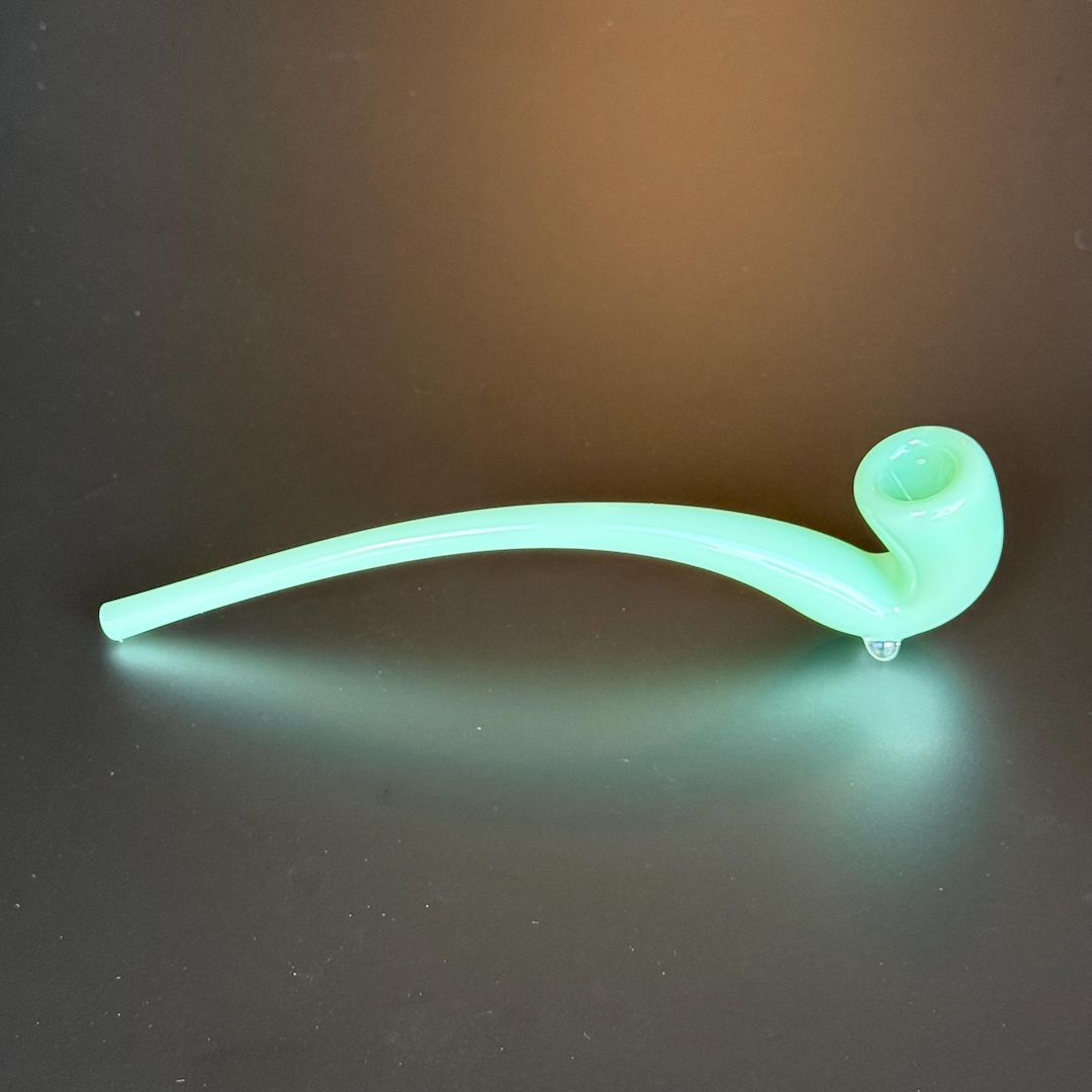 10" Gandalf's Glass Smoking Pipe, Hand Blown Glass Pipes, Tobacco Pipe ...