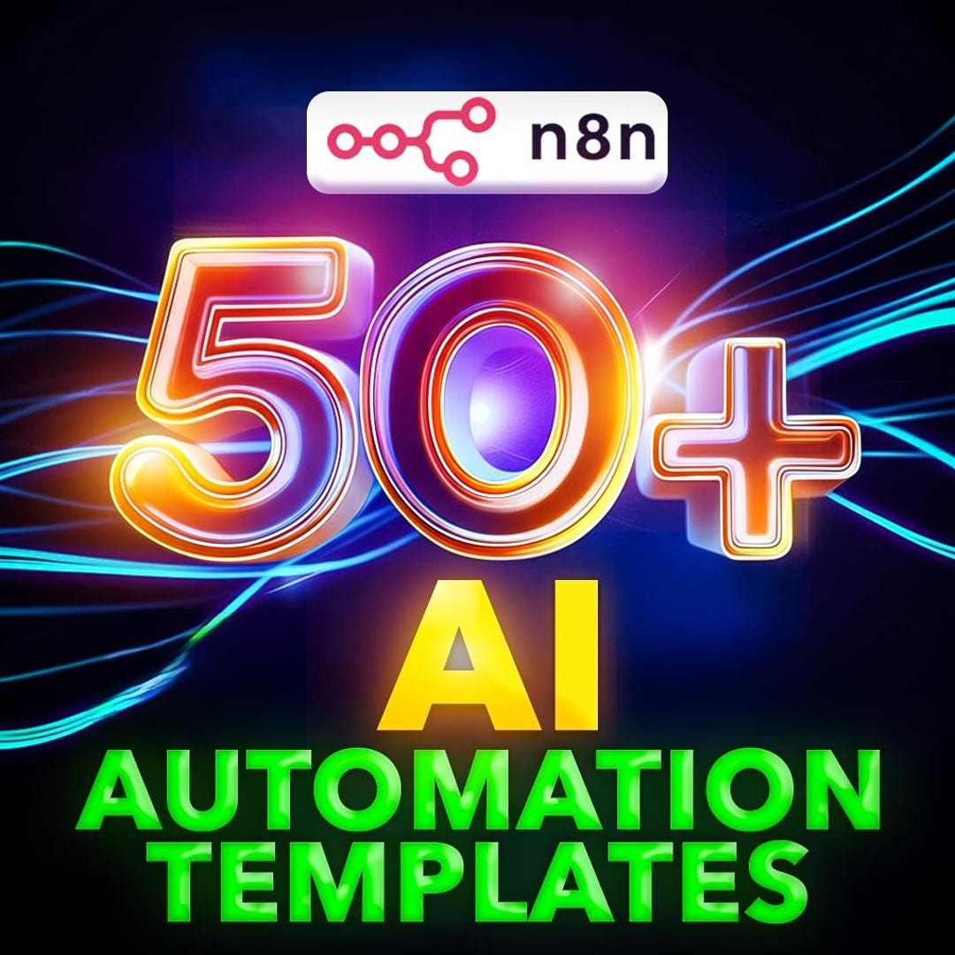 50+ N8n AI Automation Templates Bundle | Ready-to-use AI Workflows for ...