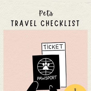Pet Travel Checklist – Ultimate Printable Guide for Dogs & Cats ...