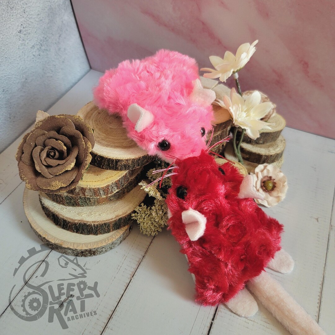 Sweetheart Pocket Rats: Magnetic Pair or Solo Rat – Handmade Valentine ...