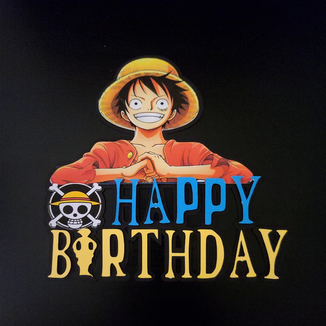 One Piece Cake Topper - Etsy
