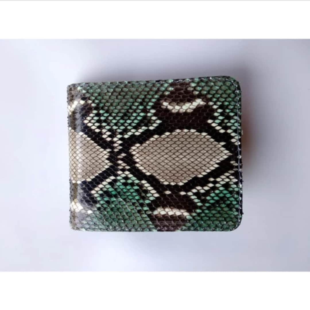 Genuine Snake Skin Men's Wallet , Aesthetic Wallet, Handmade Wallet ...
