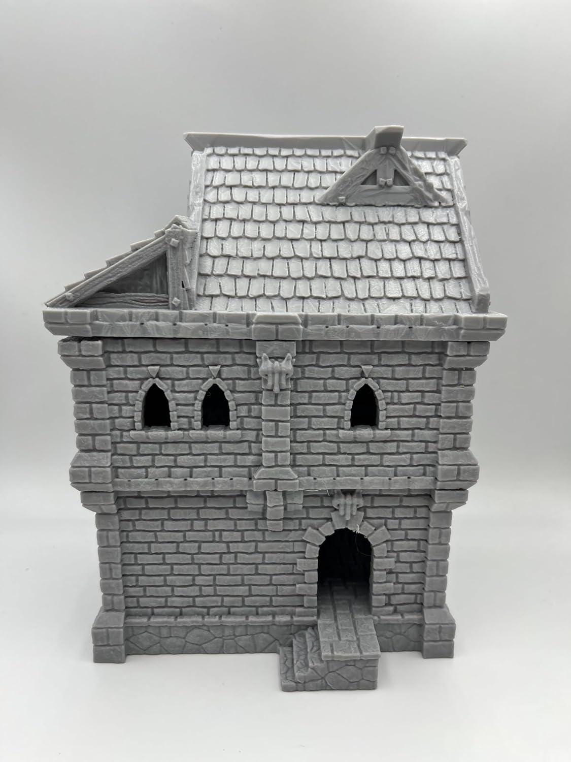 3D Printed Dragon Castle: 28mm Wargame Terrain Set - Etsy