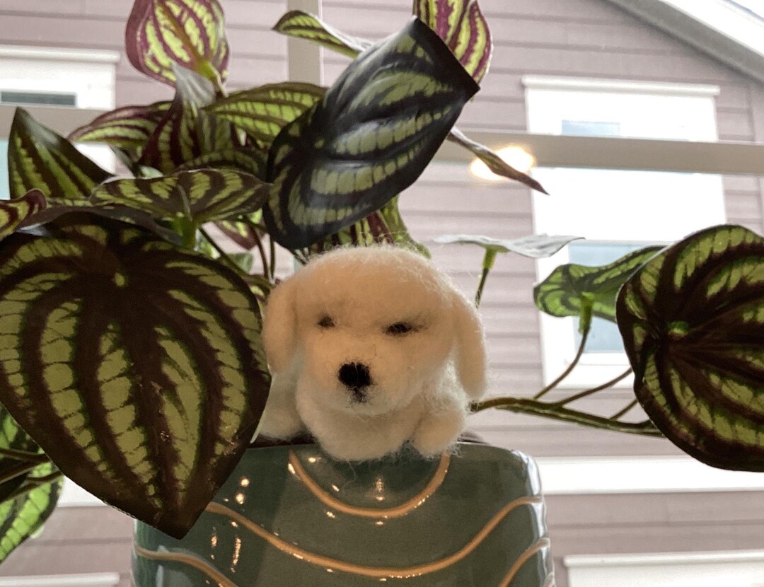 Needle Felted Great Pyrenees, Handmade Wool Dog Toy - Etsy