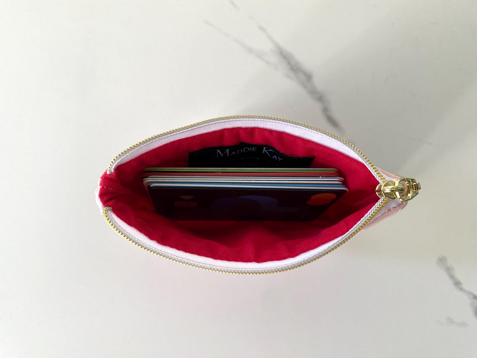 Coquette Coin Purse, Quilted Coin Pouch, Cute Strawberry Zipper Pouch ...