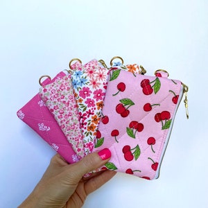 Coquette Coin Purse, Quilted Coin Pouch, Cute Quilted Zipper Pouch ...