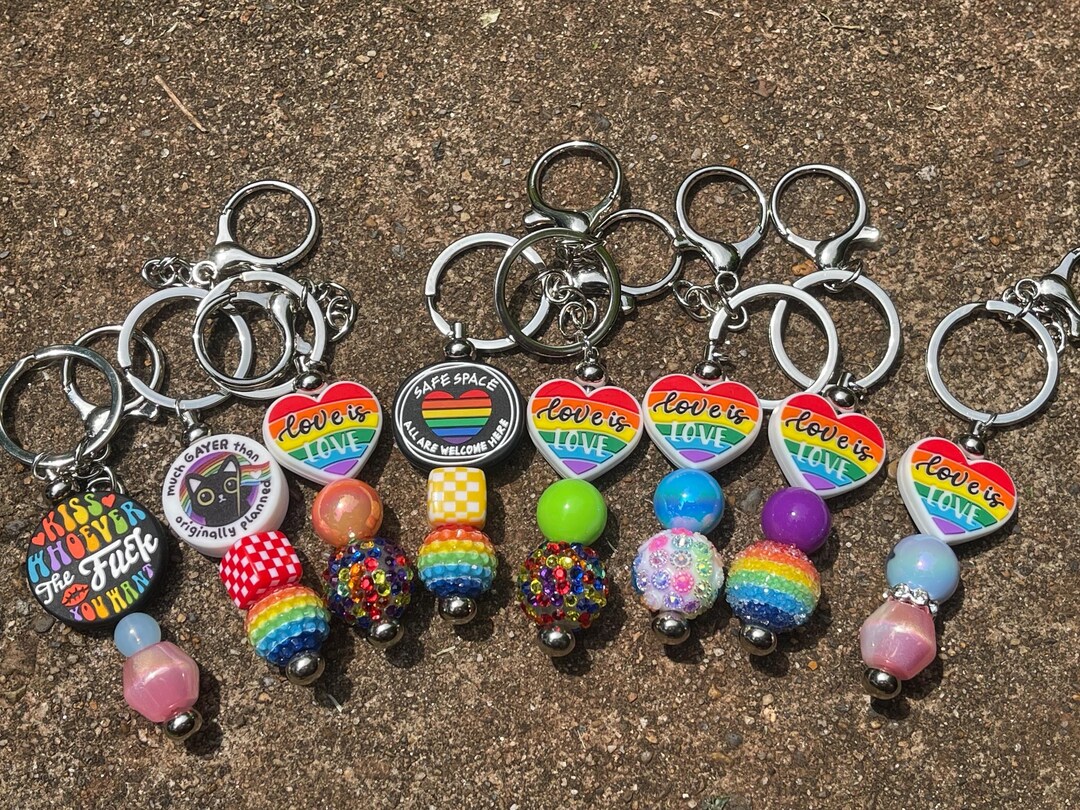 Pride Keyrings, LGBTQIA Pride, Trans Pride, Queer Pride - Etsy